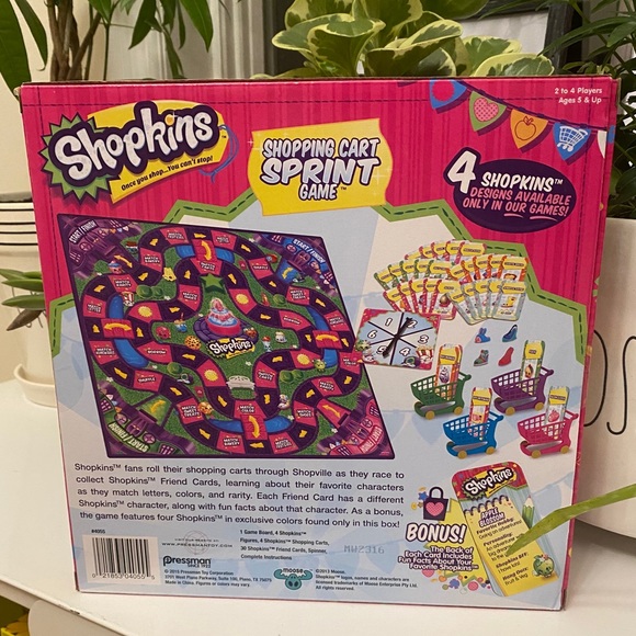Shopkins | Toys | Shopkins Shopping Cart Sprint Game | Poshmark